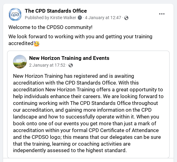 Become Accredited - The CPD Standards Office